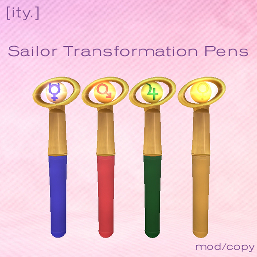 Second Life Marketplace - [ity.] Sailor Transformation Pens